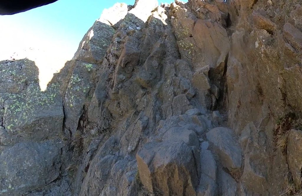 Striding Edge Bypass Paths and the Bad Step